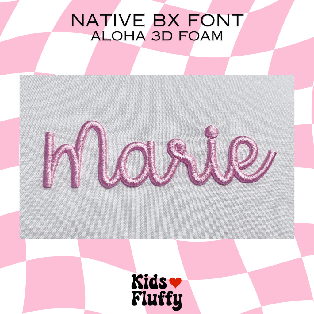 Native BX Fonts Archives - Kidsfluffy Embroidery Pattern